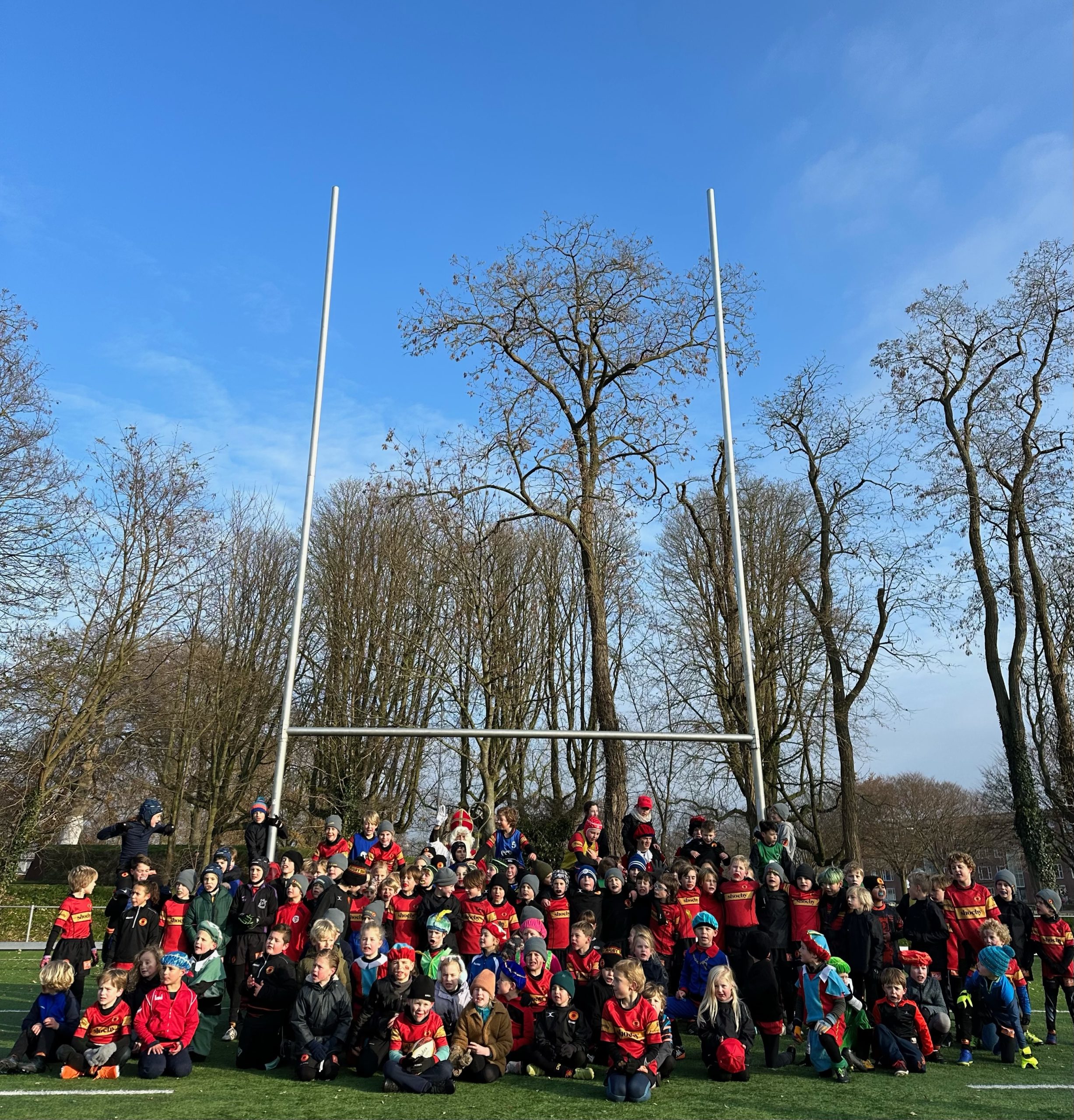 Sint en Pieten op bezoek - The Dukes Rugby