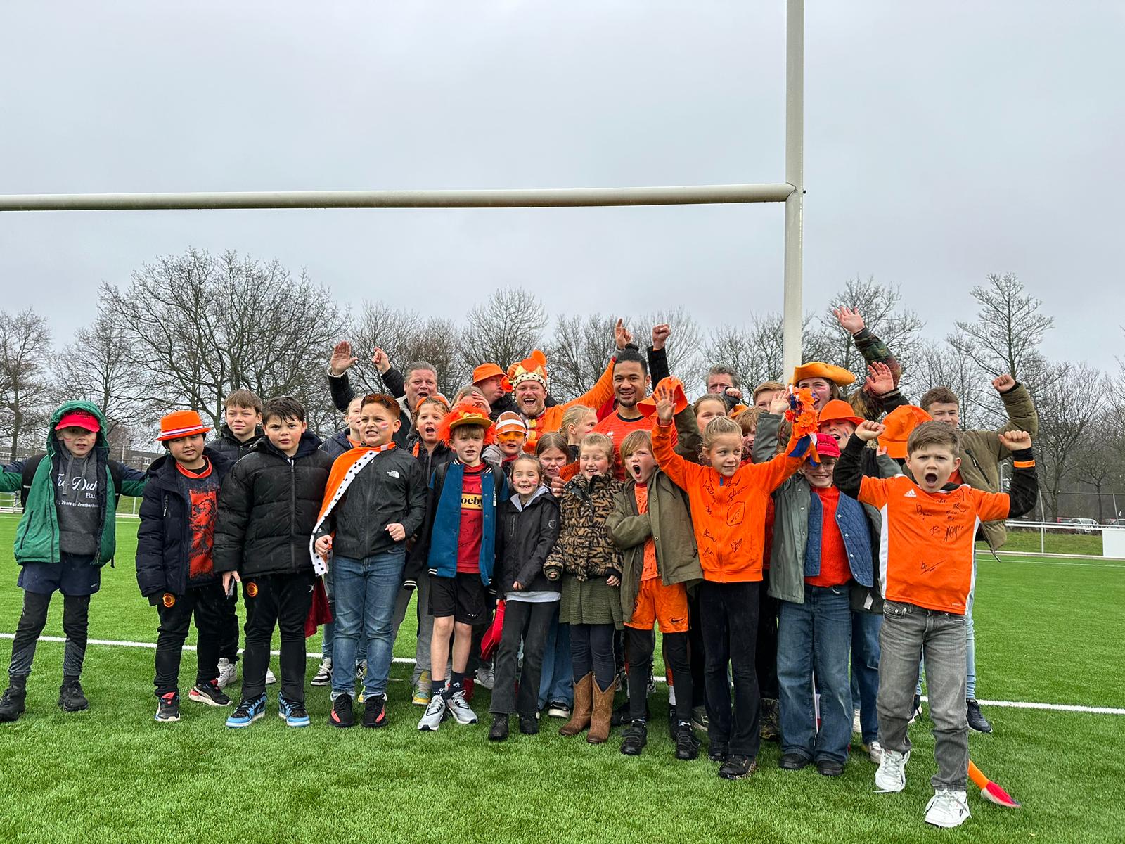 Dukes maken sfeer bij Nederland - Duitsland! - The Dukes Rugby